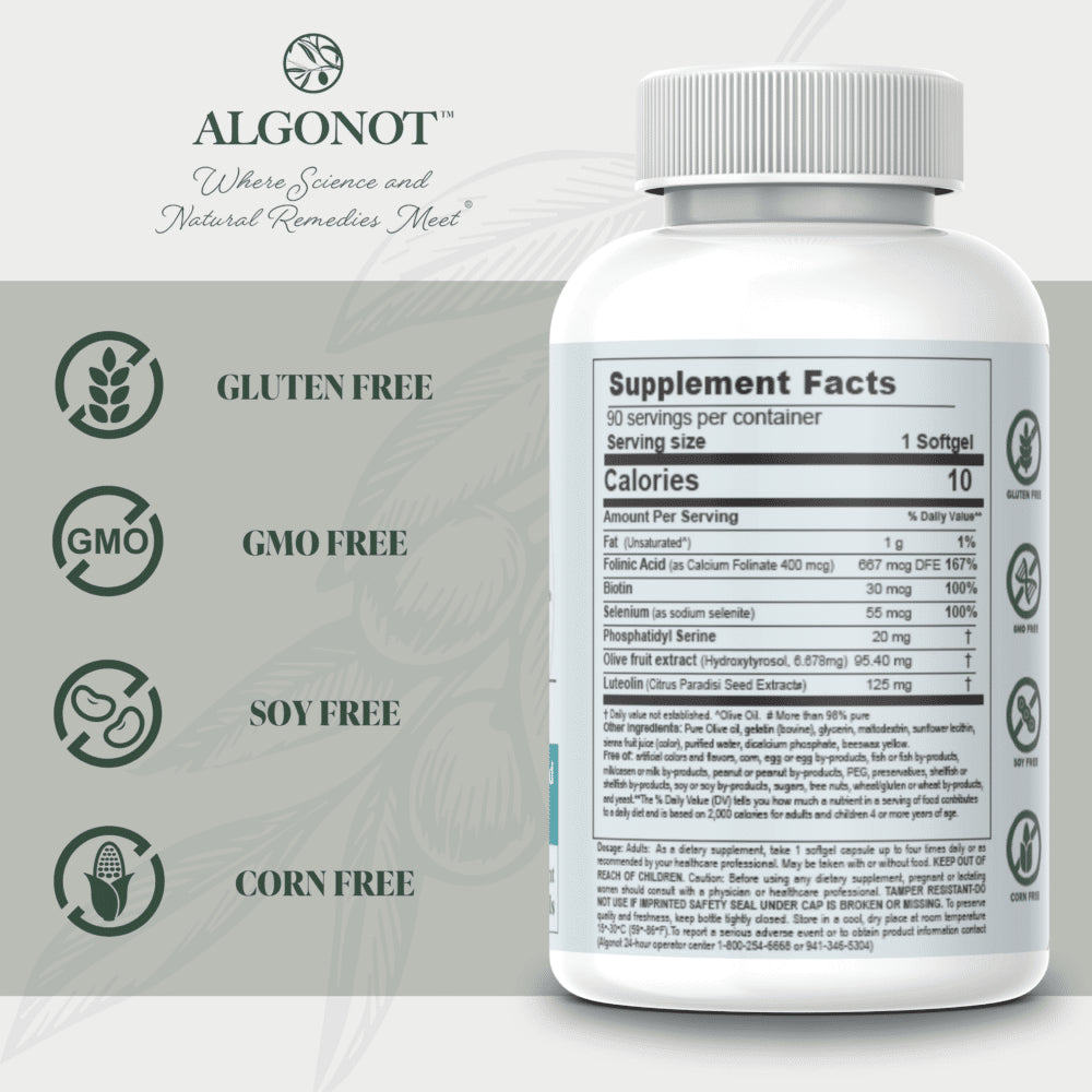 BrainGain by Algonot 90 Softgels | MandiMart-EU