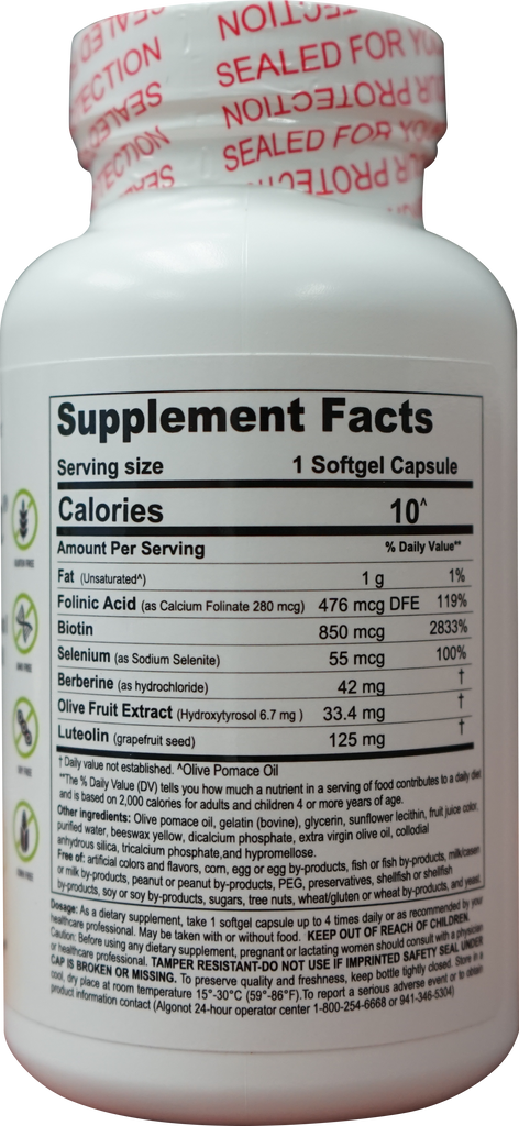 BrainGain by Algonot 90 Softgels | MandiMart-EU