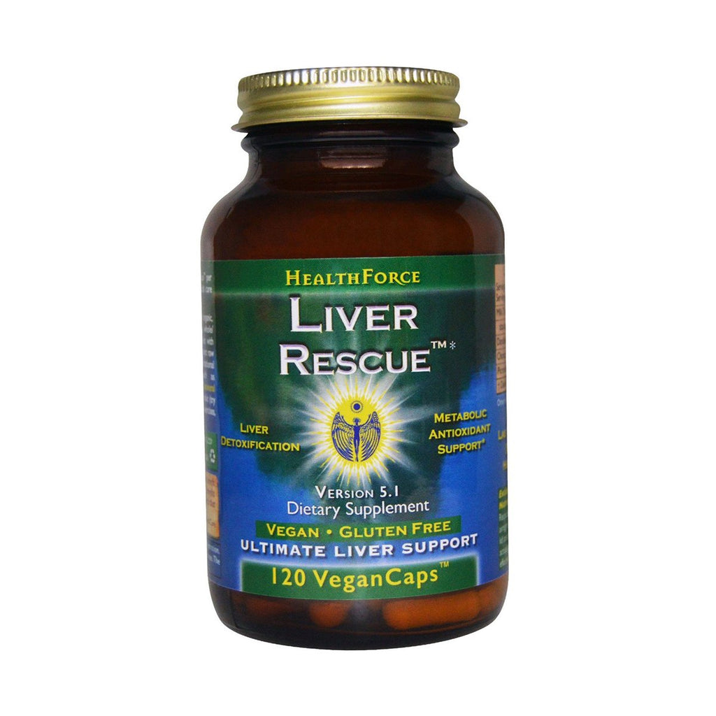 Liver Rescue V6 (Phase I & II Detox) 120 Capsules Végétaliennes par He ...
